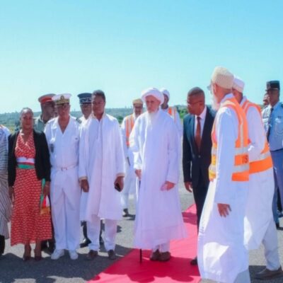 Welcome to Mahajanga dear Pope SYEDNA ALI QADAR MUFADDAL SAIFUDDIN