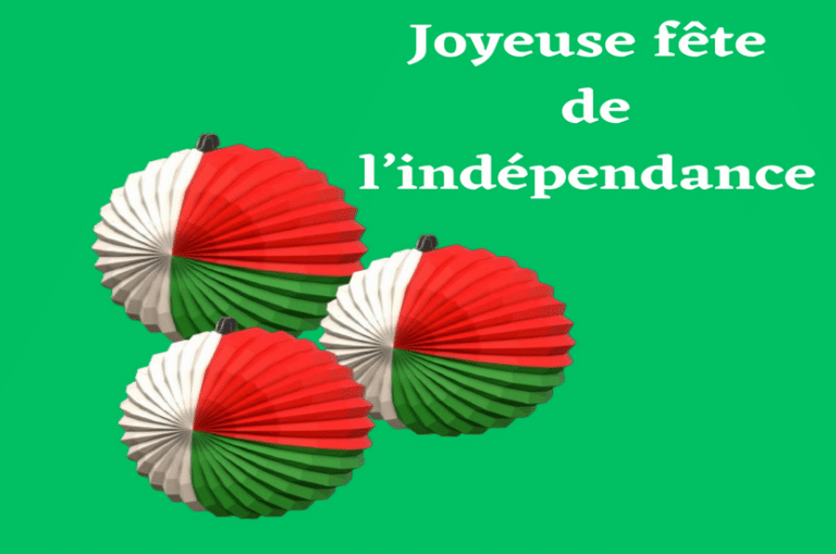 Celebration of the 64th anniversary of the independence of Madagascar